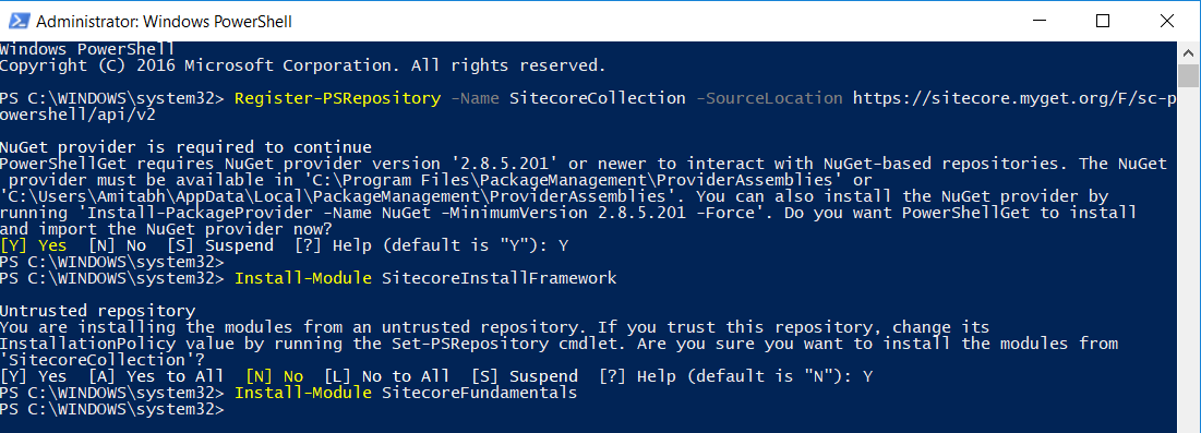 Step 5: Sitecore XP9 Install using SIF – Install and Import SIF Modules – Sitecore Competencies